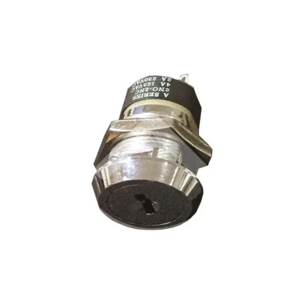 LLAVIN REDONDO 4PIN SN2801 ON/OFF 19mm. (0700301) - Almacendelascensor.cl